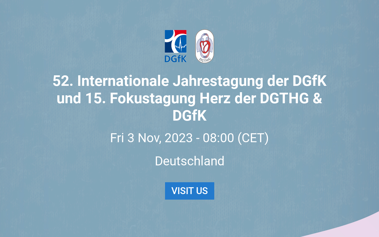 52. Internationale Jahrestagung der DGfK und 15. Fokustagung Herz der ...